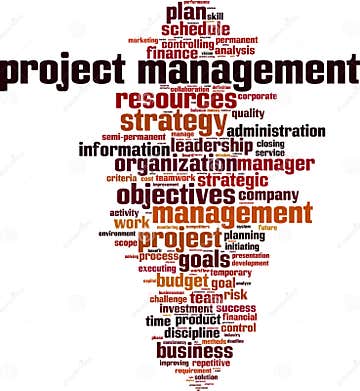 Project Management Word Cloud Stock Vector - Illustration of budget ...