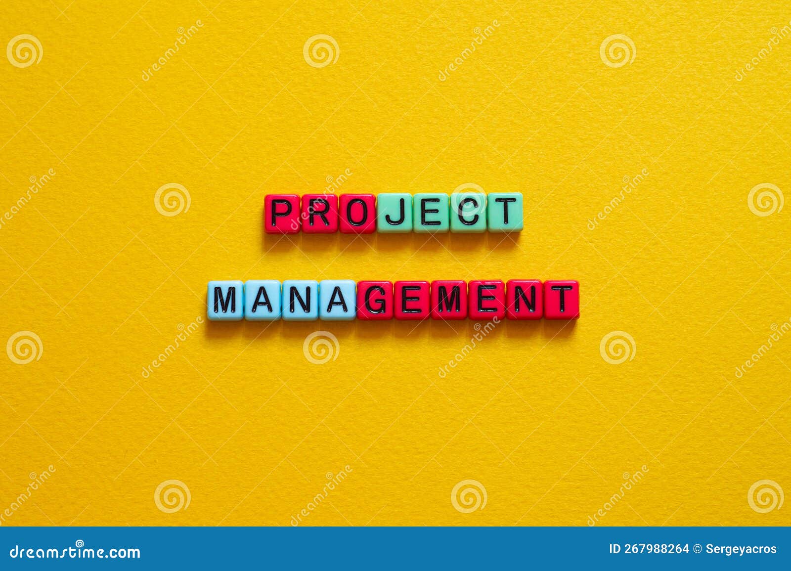 Project Management - Word Concept on Cubes, Text Stock Photo - Image of ...