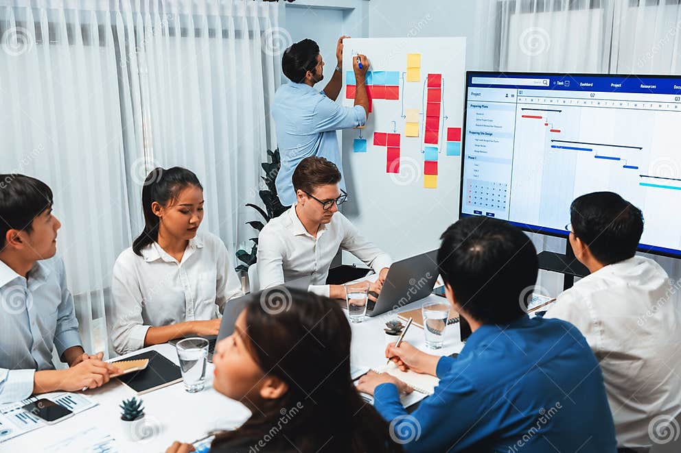 Project Manager Communicate and Collaborate with Team. Prudent Stock ...