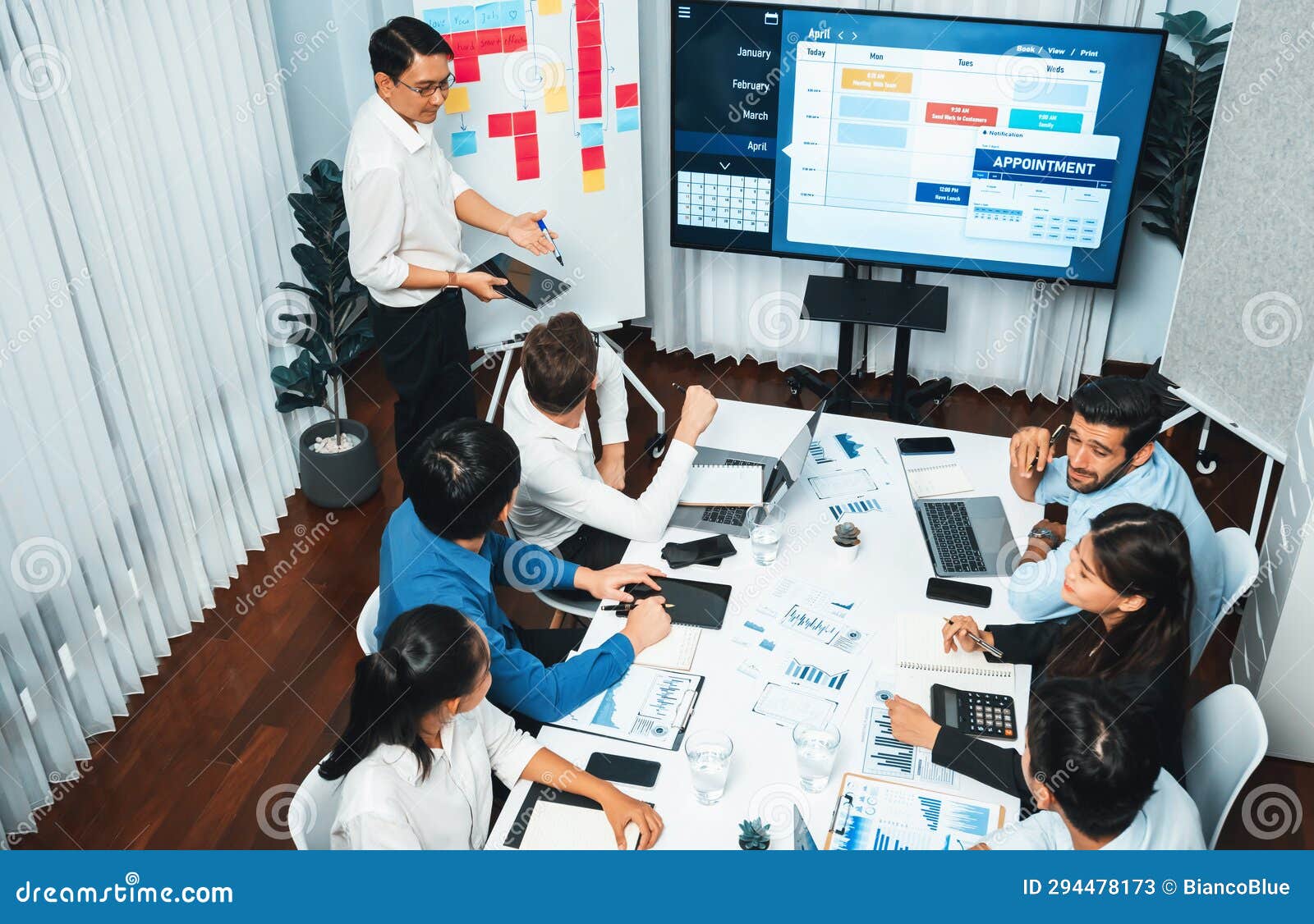 Project Manager Communicate and Collaborate with Team. Prudent Stock ...