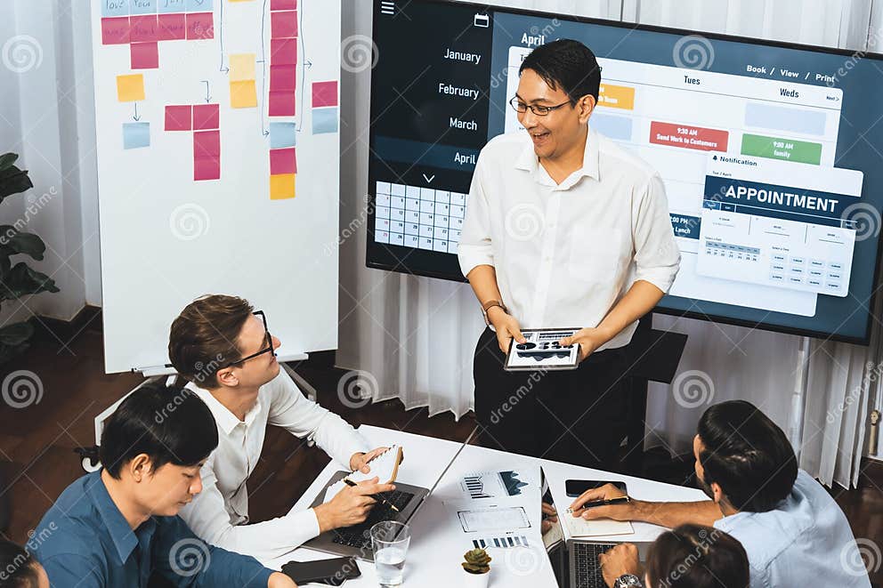 Project Manager Communicate and Collaborate with Team. Prudent Stock ...