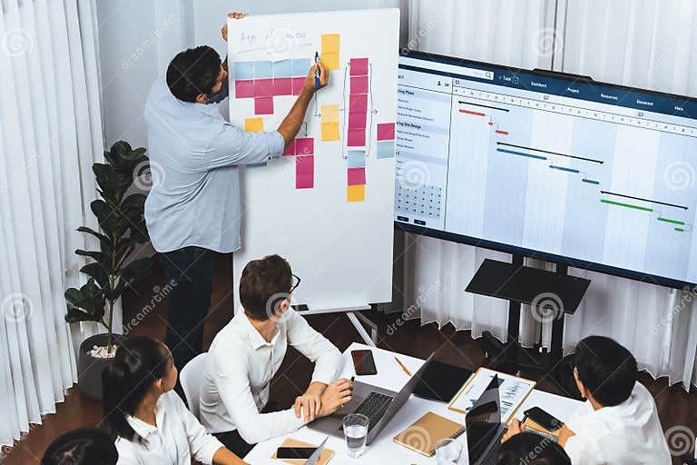 Project Manager Communicate and Collaborate with Team. Prudent Stock ...