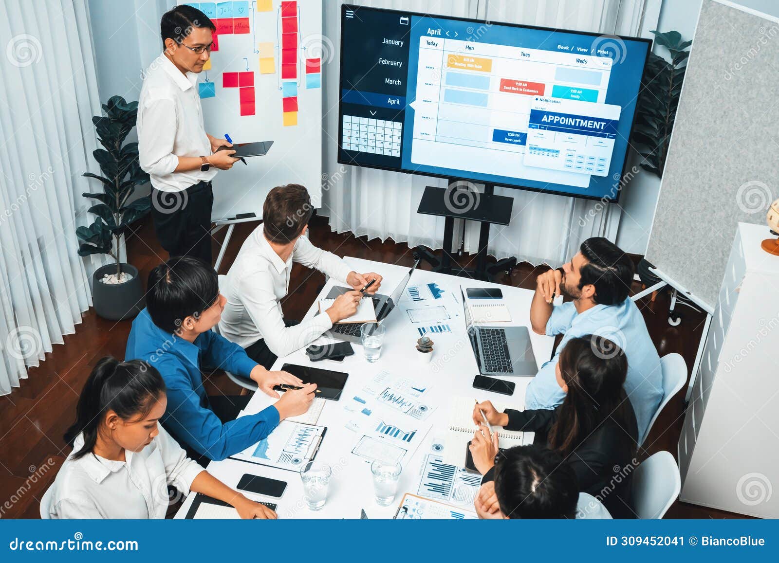 Project Manager Communicate and Collaborate with Team. Prudent Stock ...