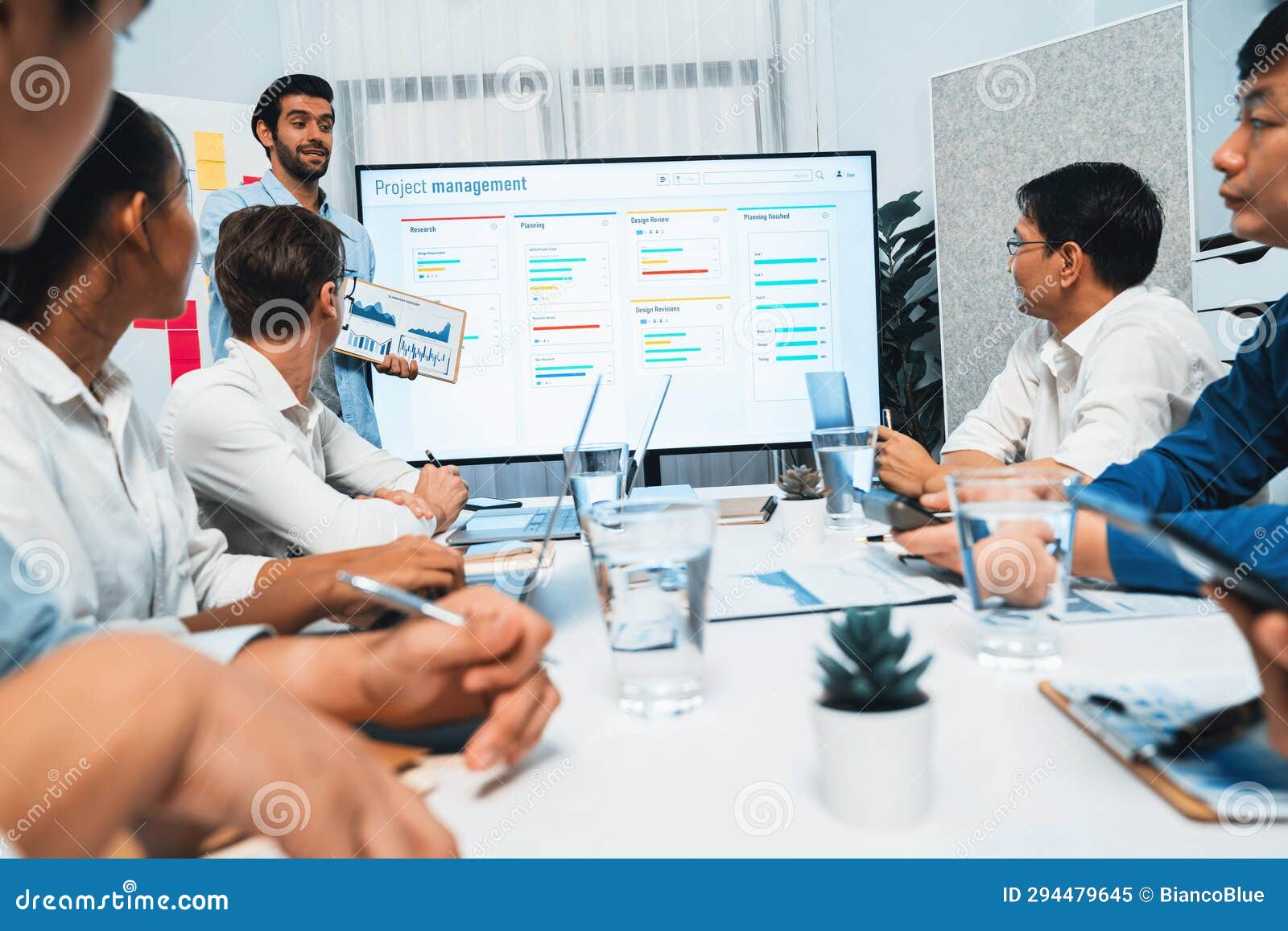 Project Manager Communicate and Collaborate with Team. Prudent Stock ...