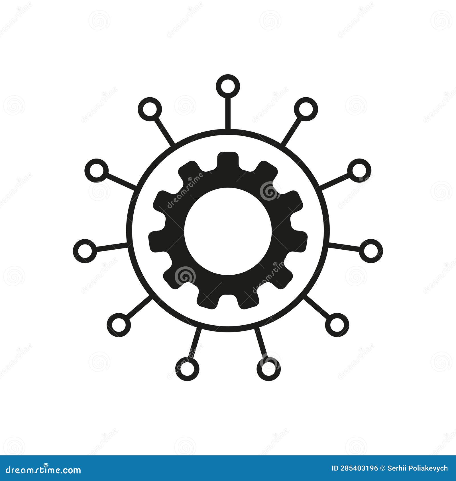 Project Manager Icon. Setting, Engineering Gear Icon. Mind Mapping Icon ...