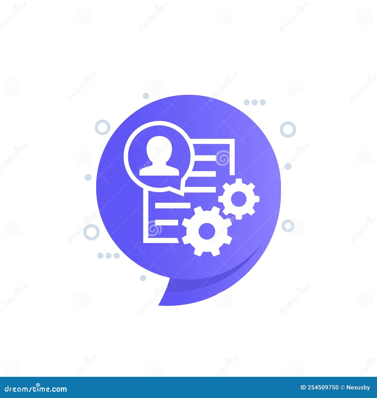 Project Manager Icon, Vector Design Stock Vector - Illustration of icon ...