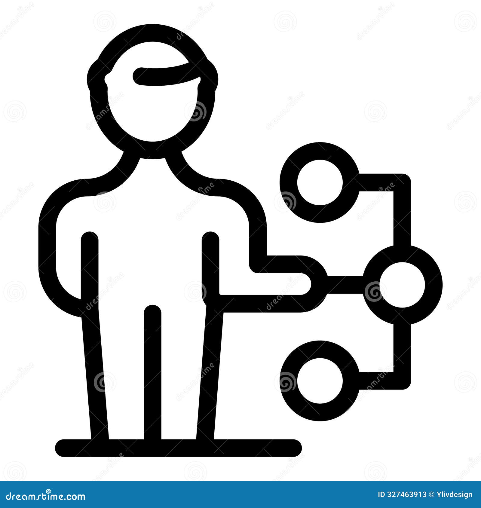 Project Manager Managing Workflow with Gantt Chart Stock Vector ...