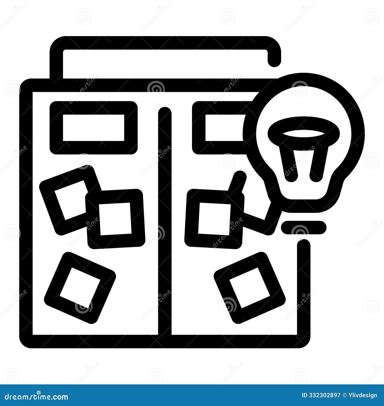 Project Manager Organizing Tasks on Kanban Board with Sticky Notes and ...