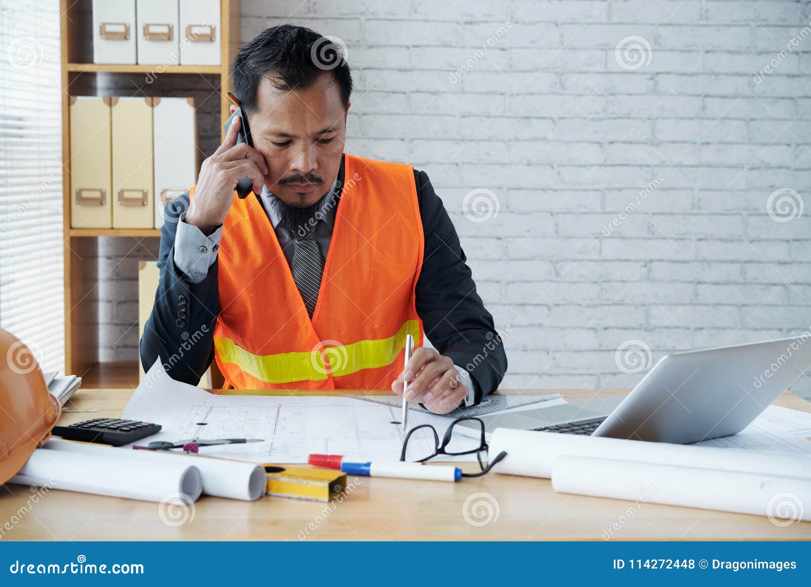 Project manager stock photo. Image of business, checking - 114272448