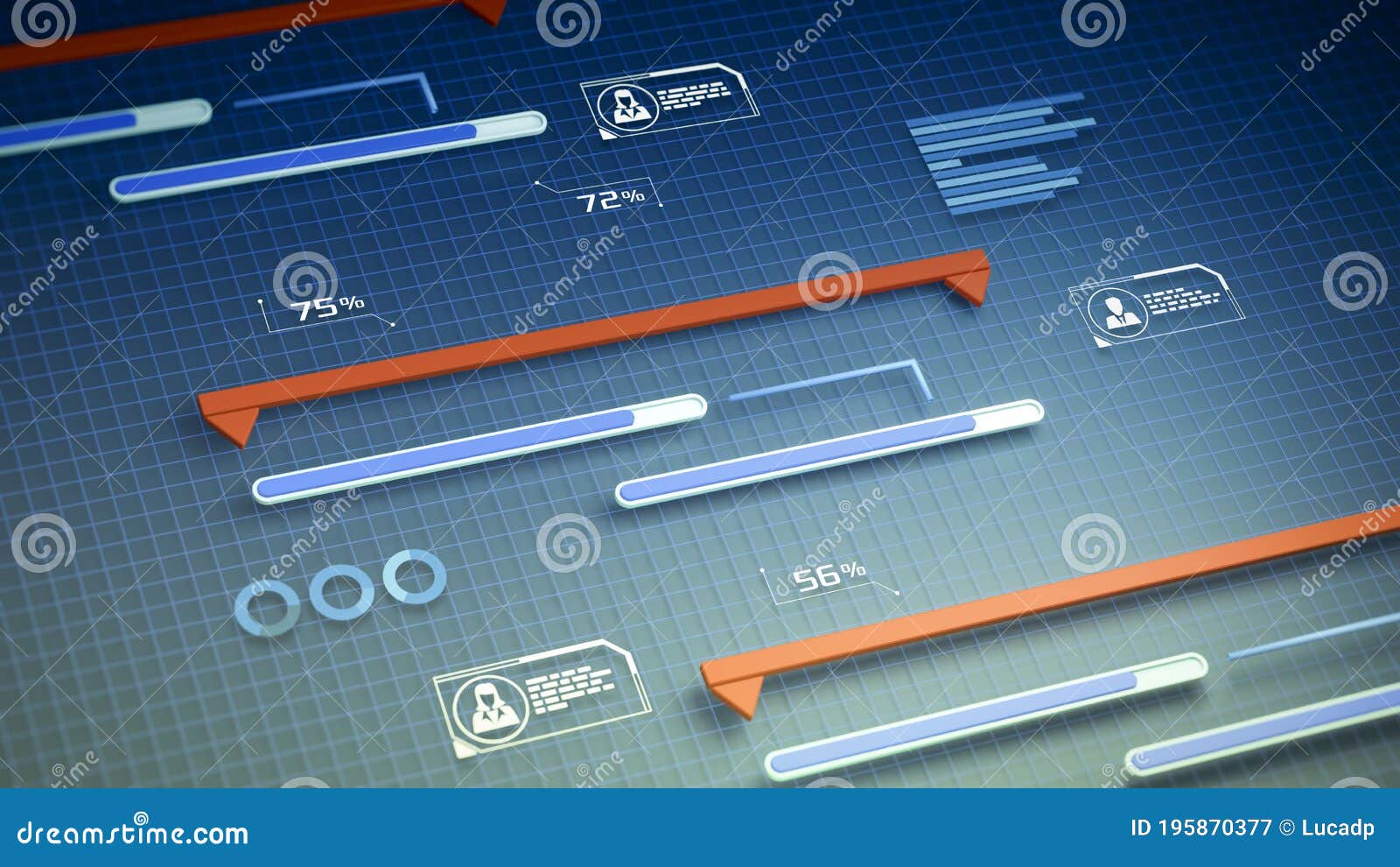 Project manager software stock illustration. Illustration of design ...