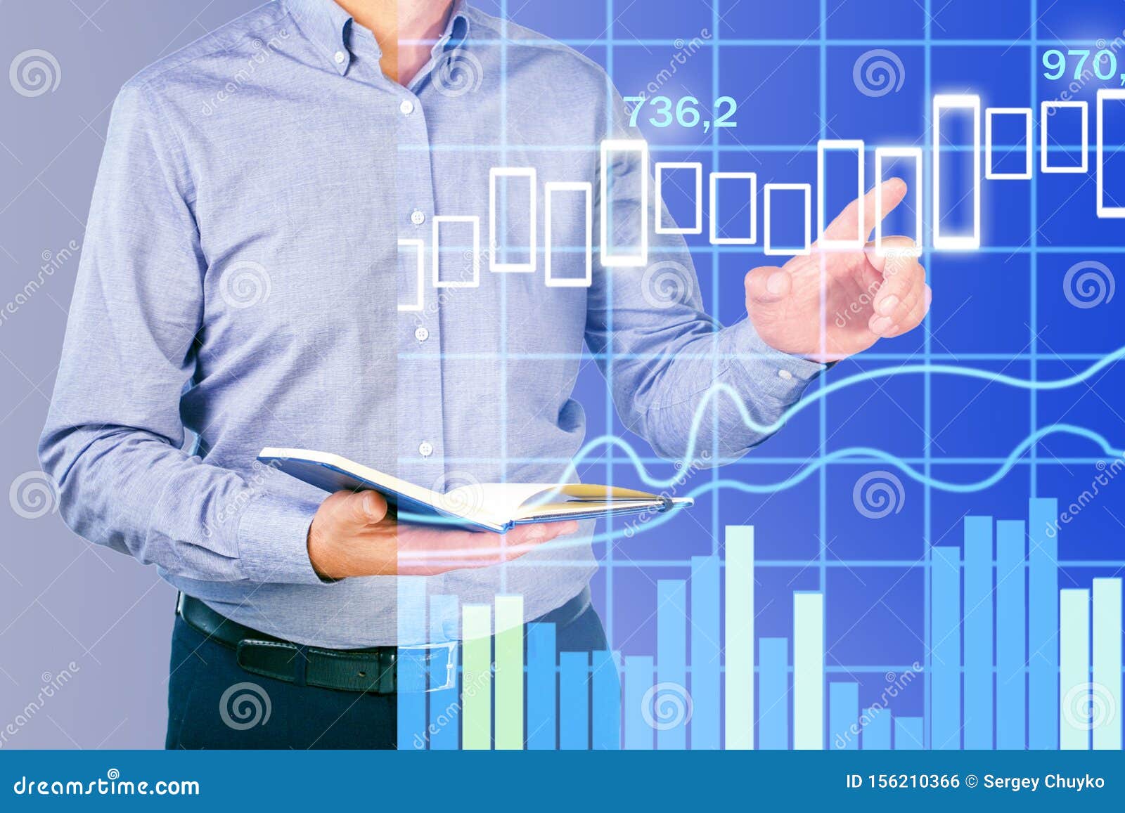 Updating The Project Plan Using Visual Management Royalty-Free Stock ...