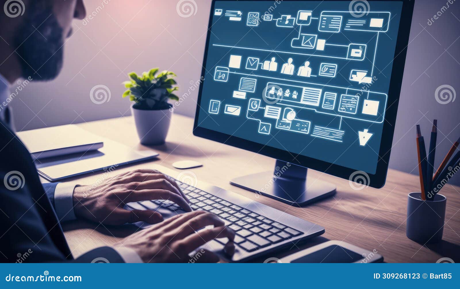 Generative AI Procurement- Stock Image | CartoonDealer.com #279988273