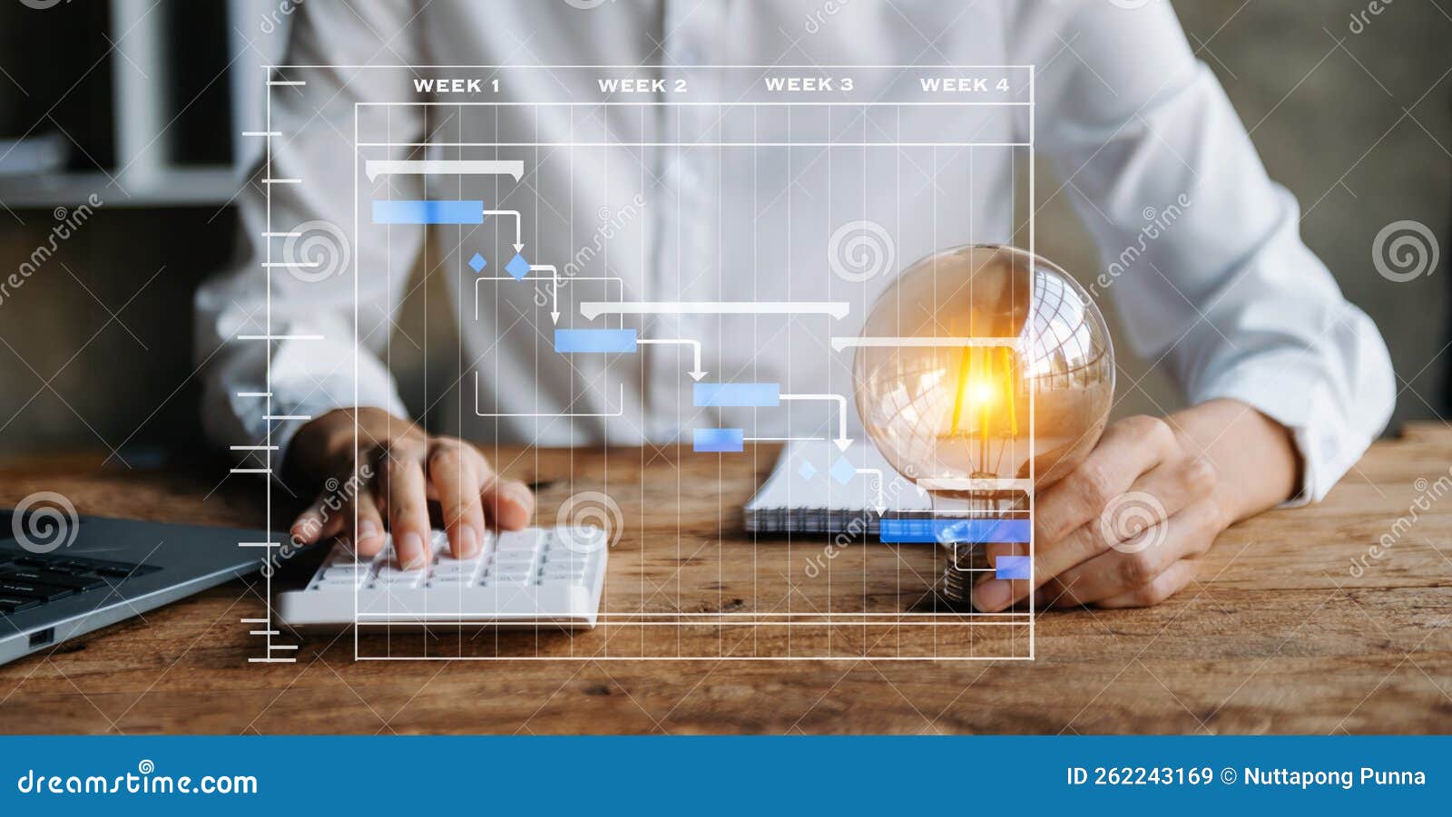 Project Manager Working and Update Tasks with Milestones Progress ...