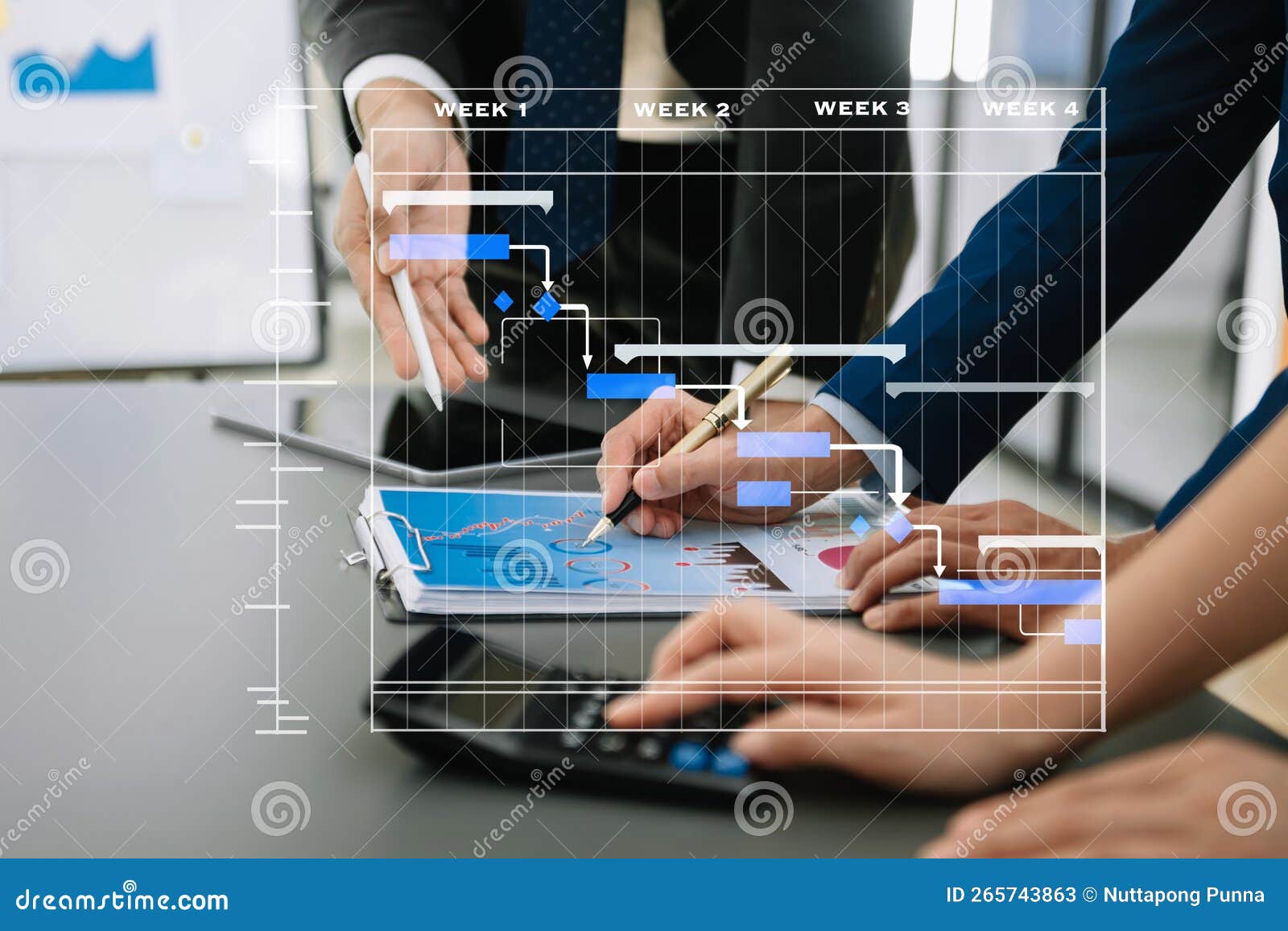 Project Manager Working and Update Tasks with Milestones Progress ...