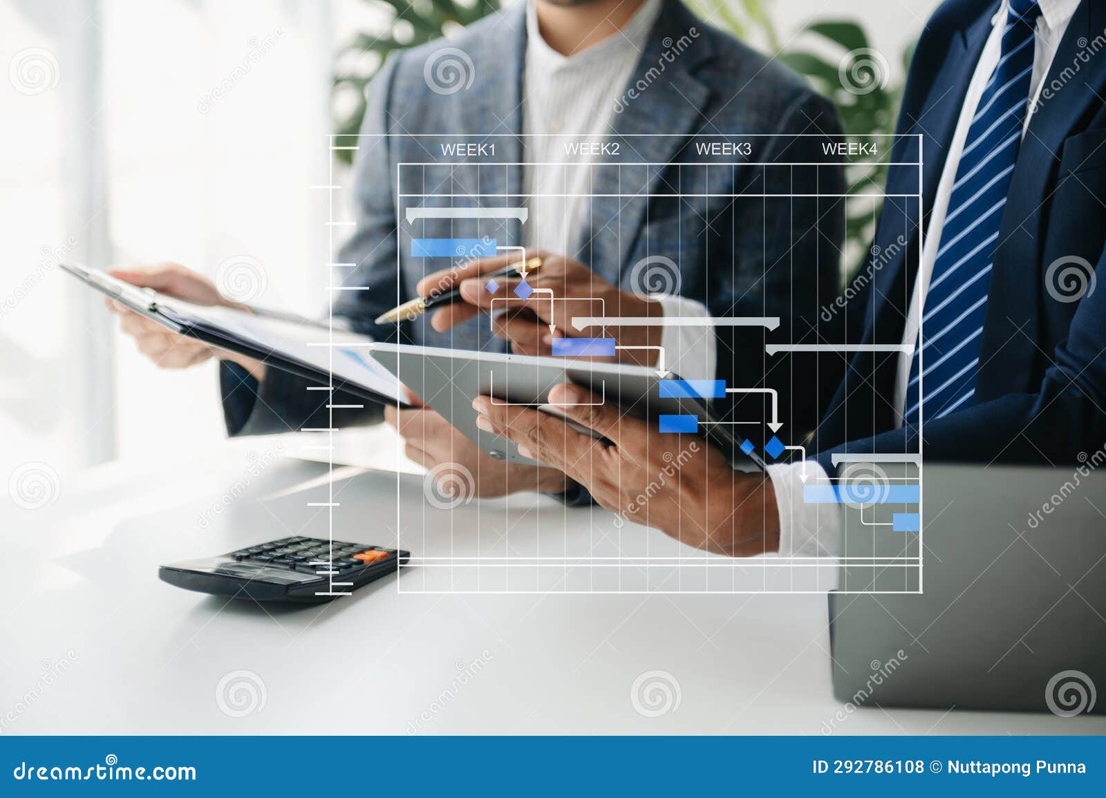 Project Manager Working and Update Tasks with Milestones Progress ...