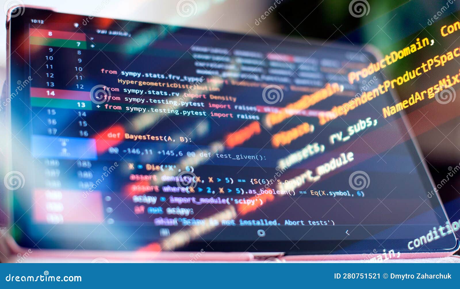 Project Managers Work New Idea. Mobile App Developer. Innovative Startup Project. Website ...