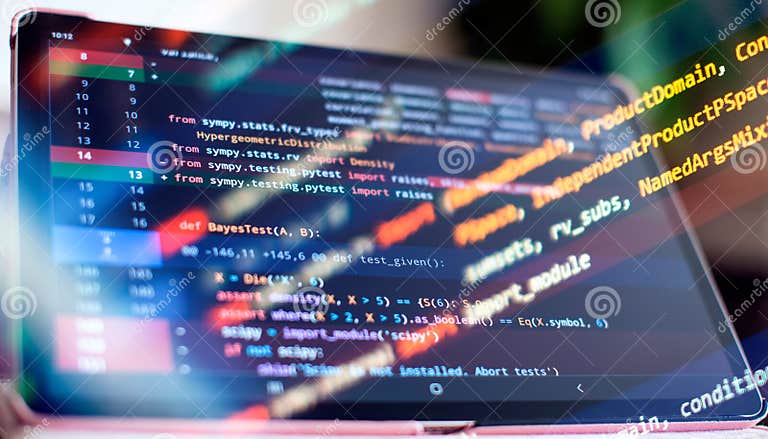 Project Managers Work New Idea. Mobile App Developer. Innovative Startup Project. Website ...