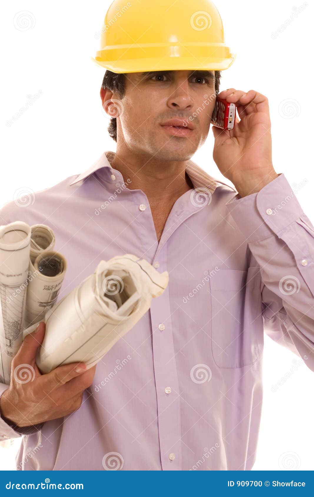 Project Managment Architect Stock Photo - Image of architect, hardhat ...