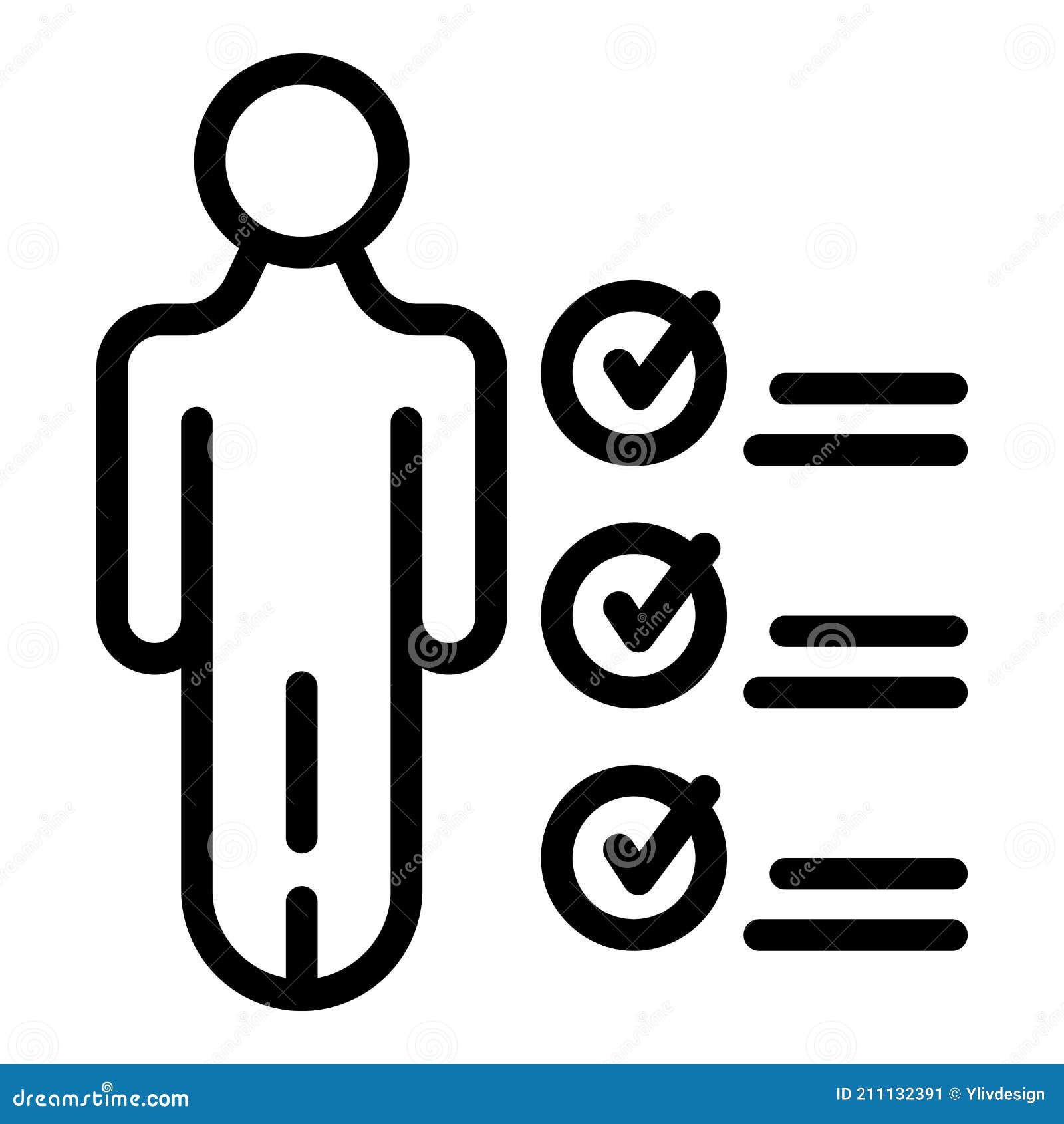 Project Member Icon, Outline Style Stock Vector - Illustration of plan ...