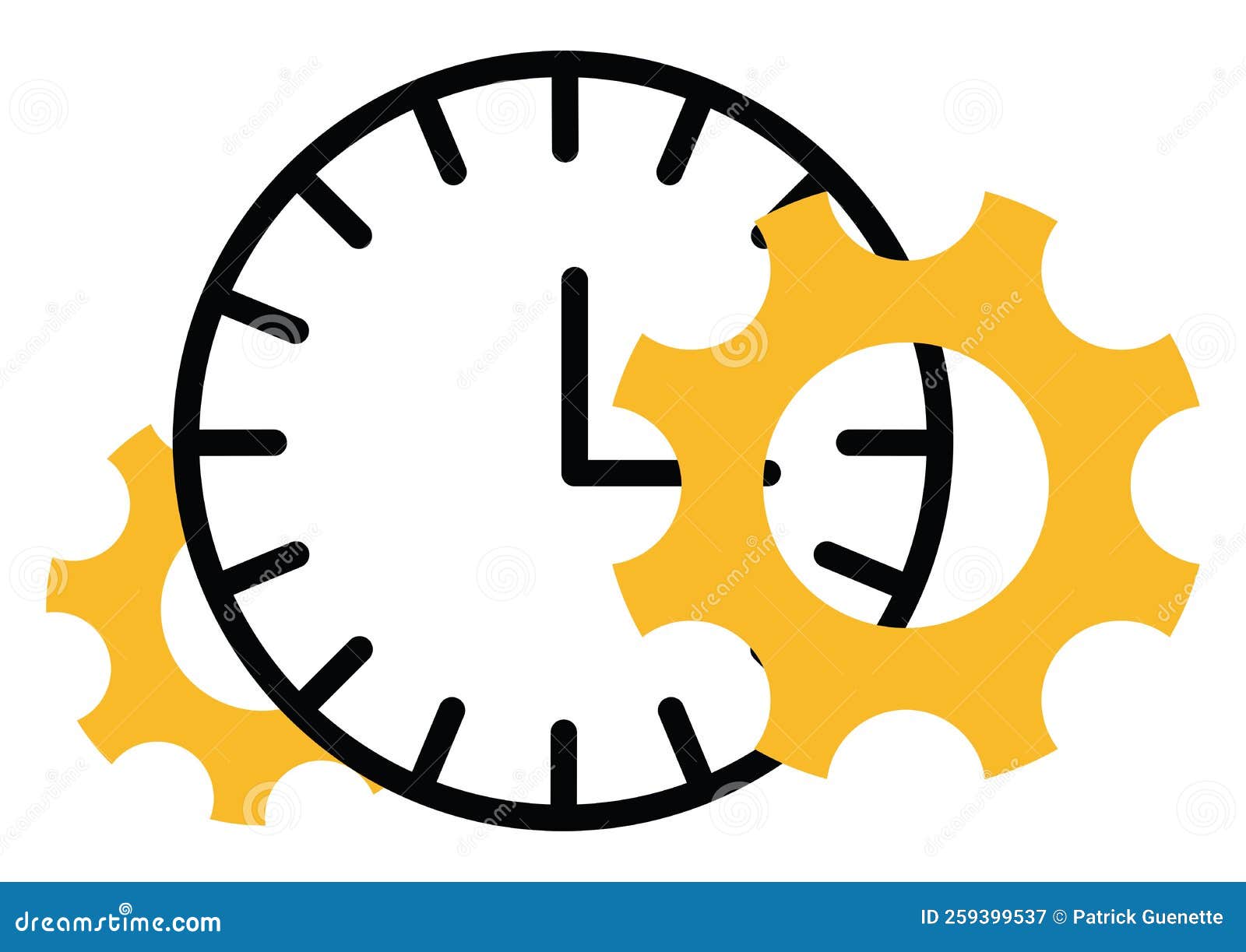 Project Menagement Time, Icon Stock Vector - Illustration of strategy ...
