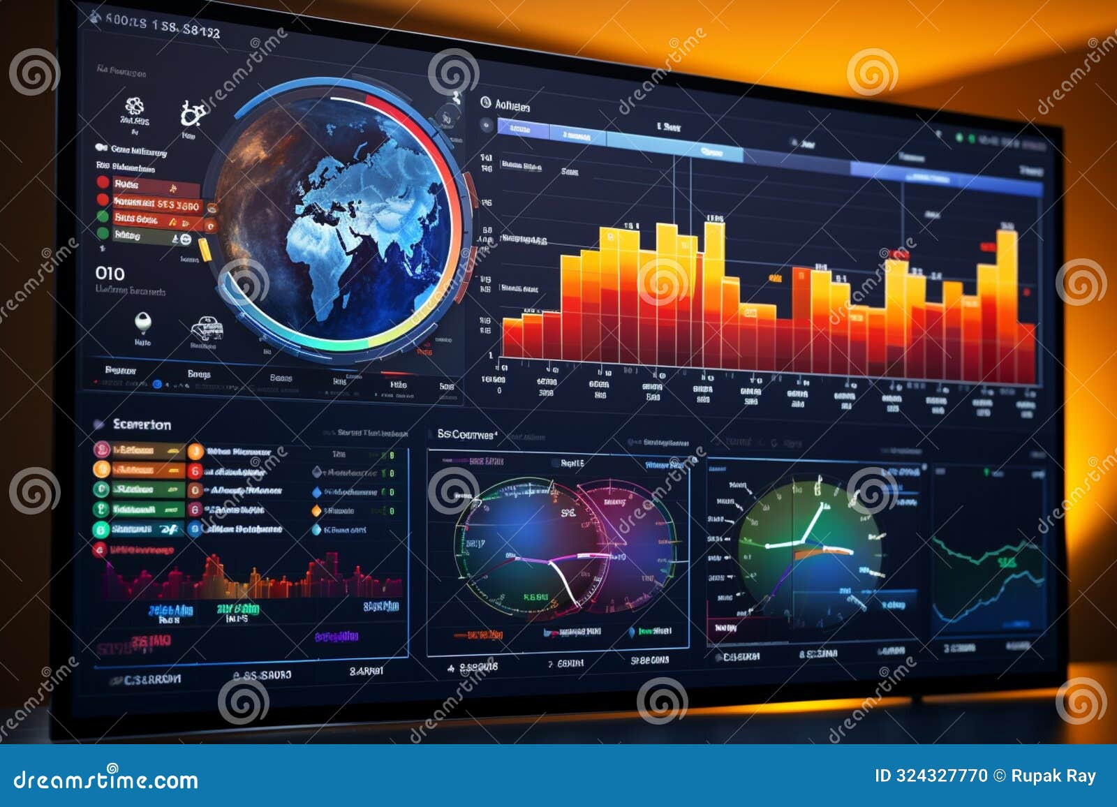 Project Metrics and Key Performance Indicators Illustration Image Stock ...