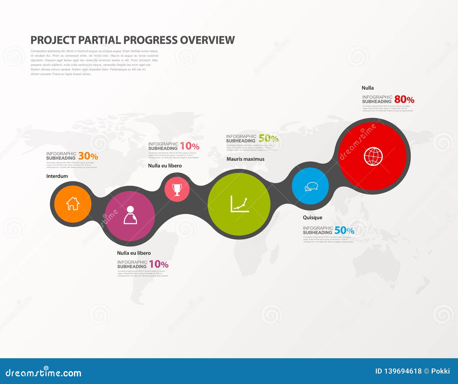 Percentage Progress To Goals Thermometer Growth Success Stock Photo ...