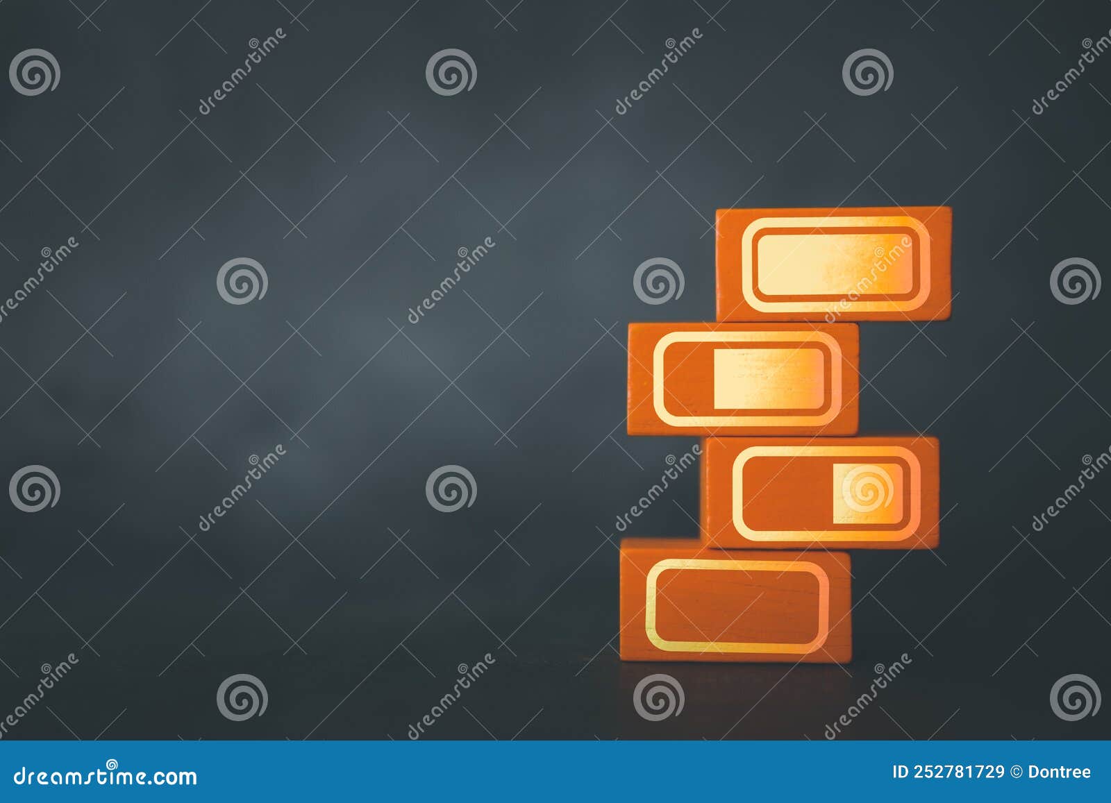 Project Performance Indicator Concept. Timeline To Project of Complete ...