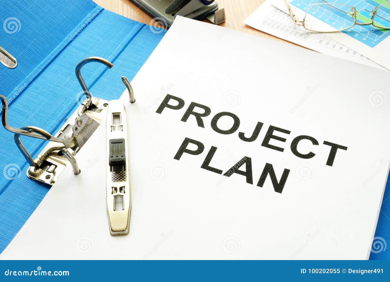 Project plan. stock image. Image of office, concept - 100202055