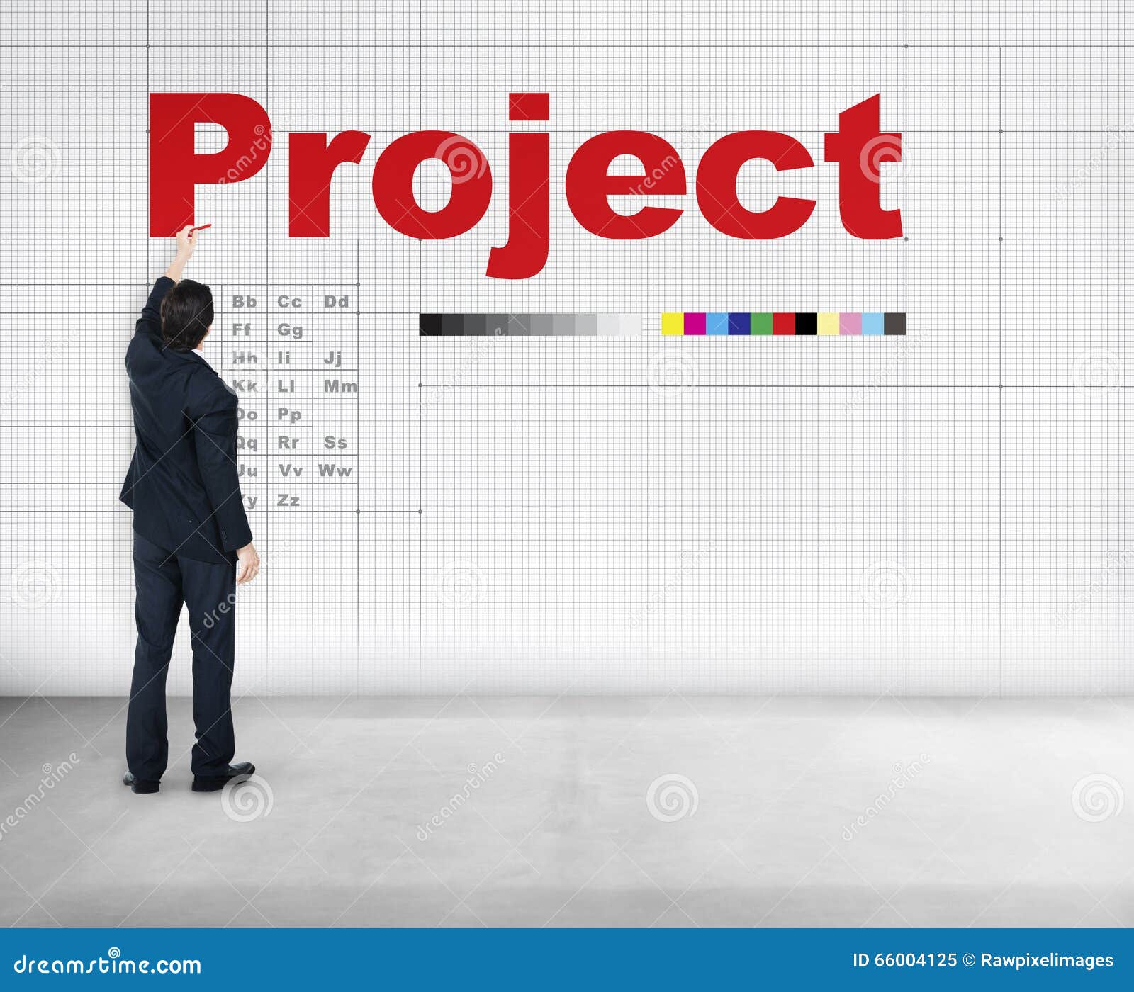 Project Plan Operation Job Strategy Venture Task Concept Stock Image ...