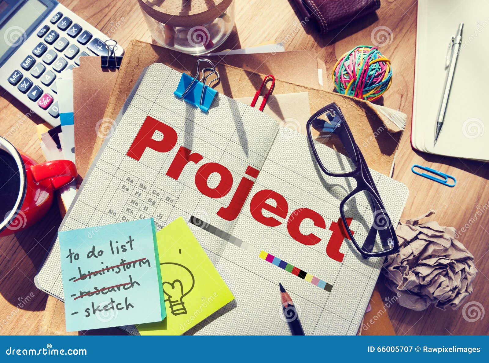 Project Plan Operation Job Strategy Venture Task Concept Stock Image ...