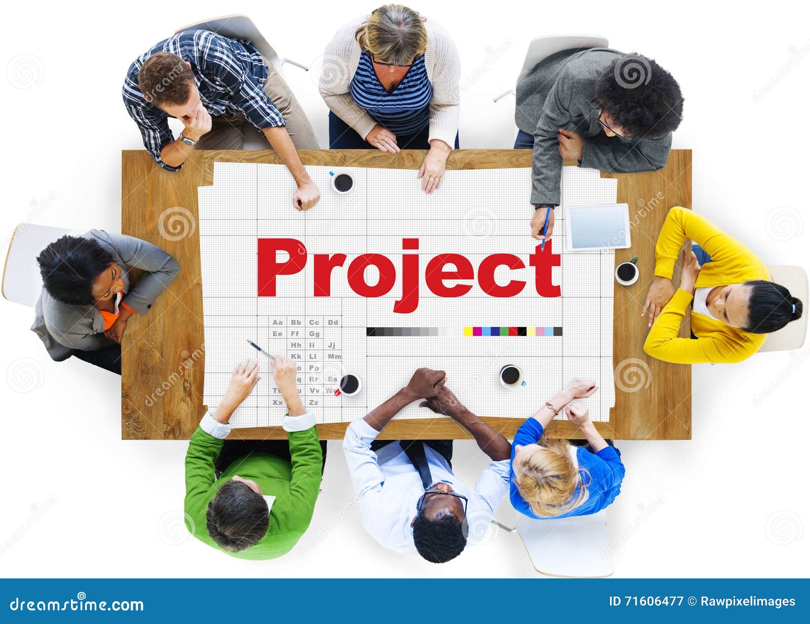 Project Plan Operation Job Strategy Venture Task Concept Stock Image ...