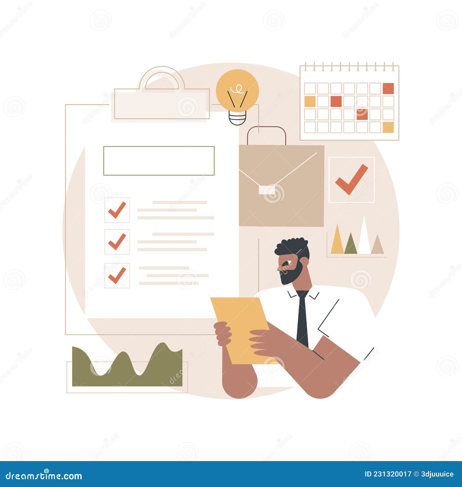 Project Planning Abstract Concept Vector Illustration. Stock Vector ...