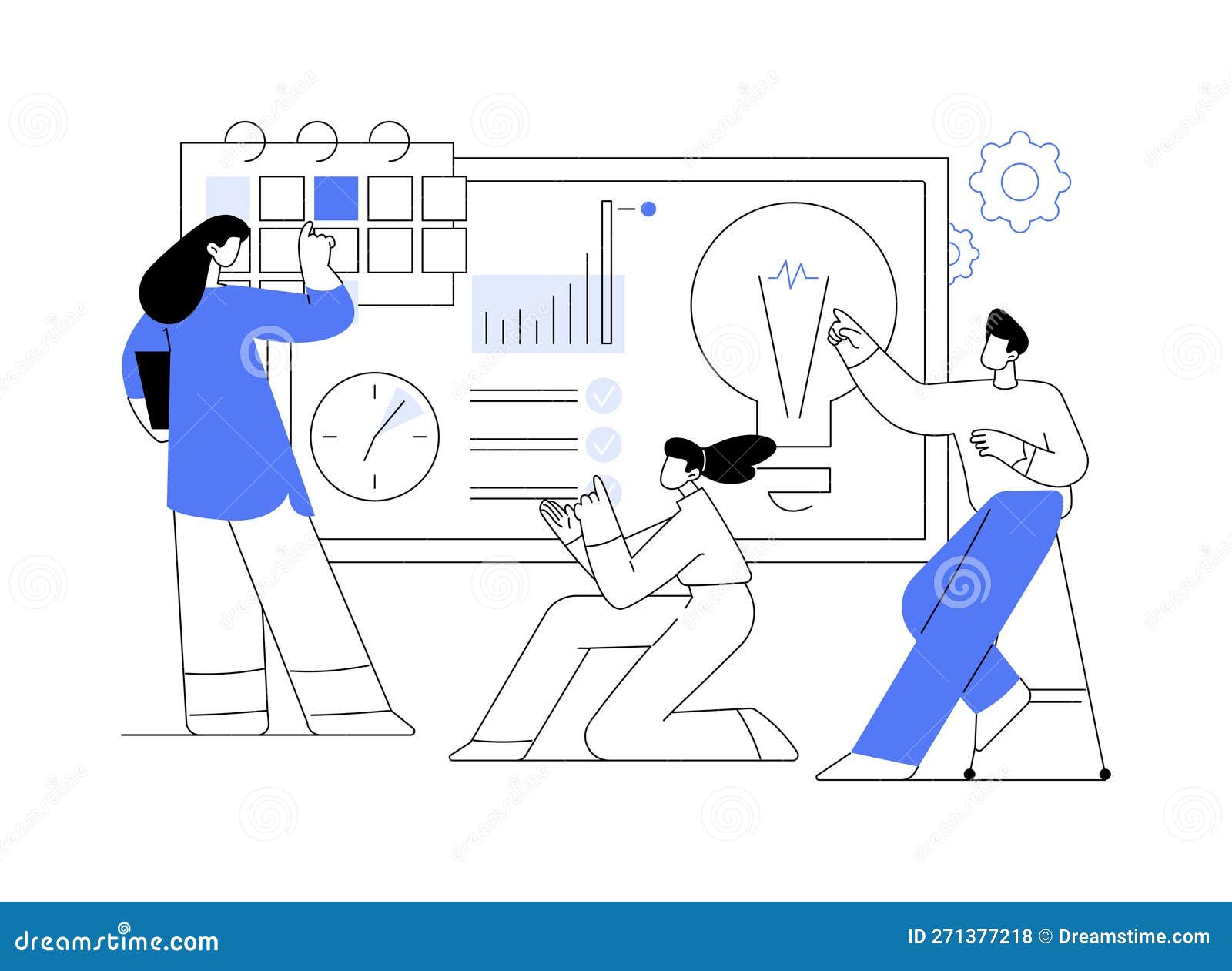 Project Planning Abstract Concept Vector Illustration. Stock Vector ...