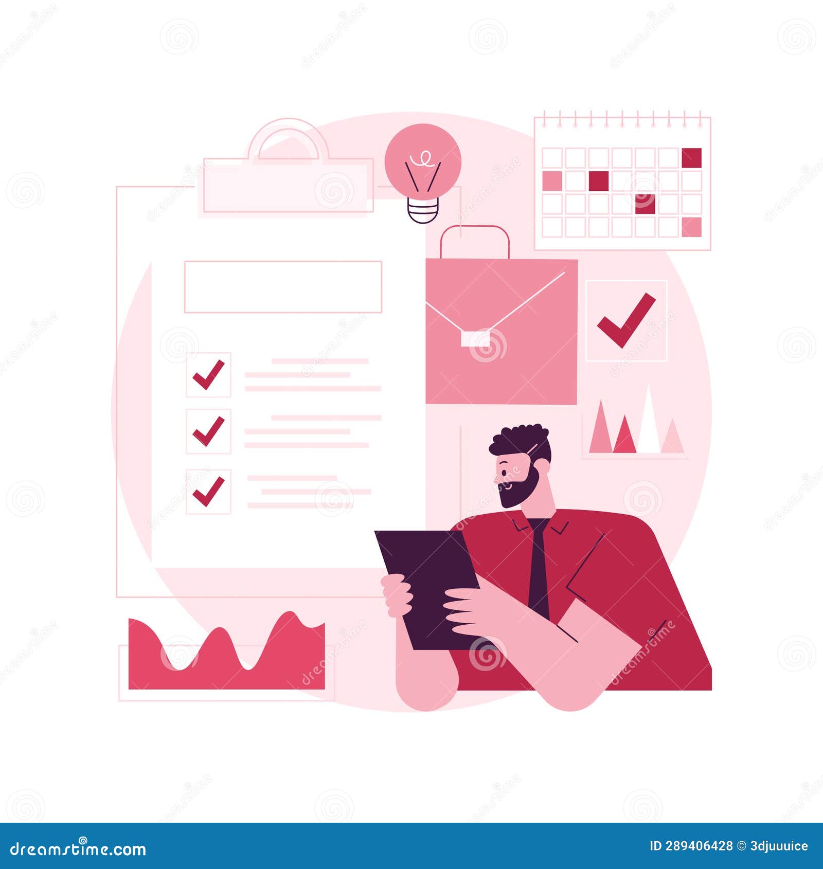 Project Planning Abstract Concept Vector Illustration. Stock Vector ...