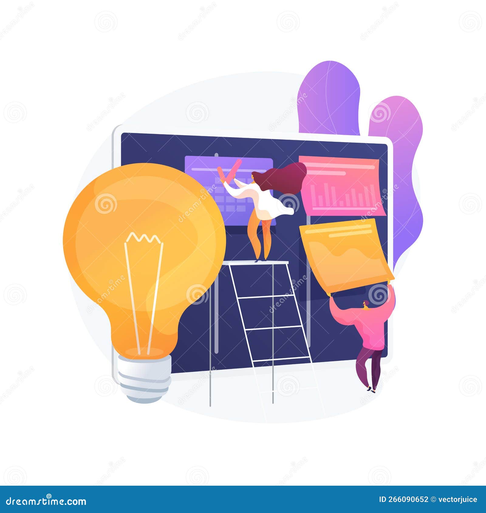 Project Planning Abstract Concept Vector Illustration Stock Vector ...