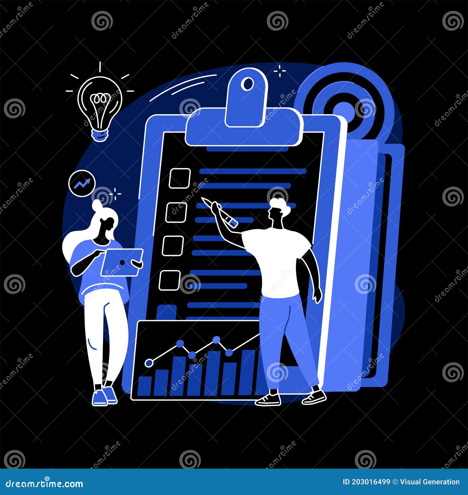 Project Planning Abstract Concept Vector Illustration. Stock Vector ...