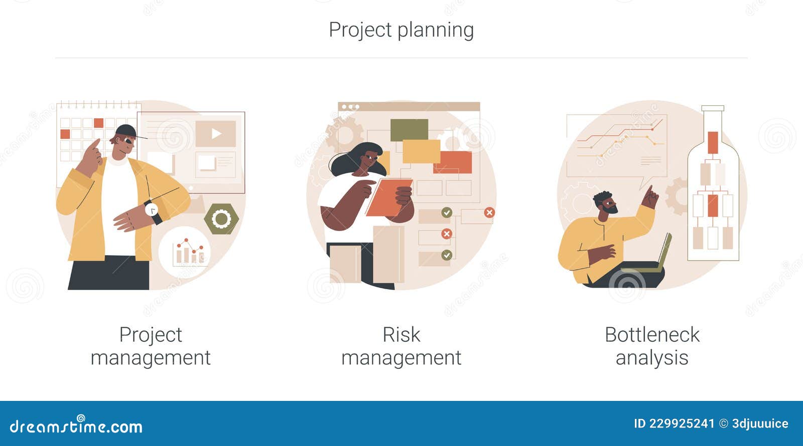 Project Planning Abstract Concept Vector Illustrations. Stock Vector ...
