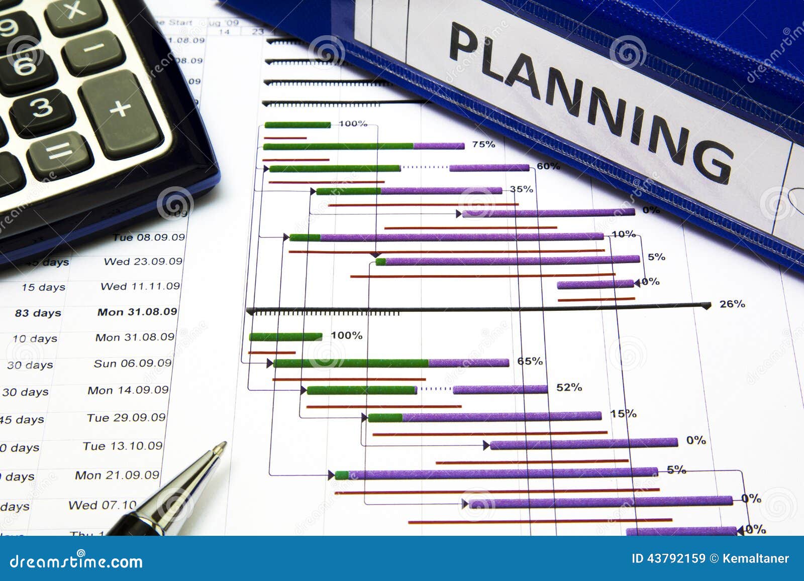 Project planning concept stock image. Image of deadline - 43792159