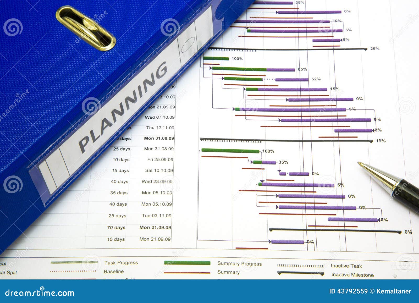 Project planning concept stock image. Image of fine, data - 43792559