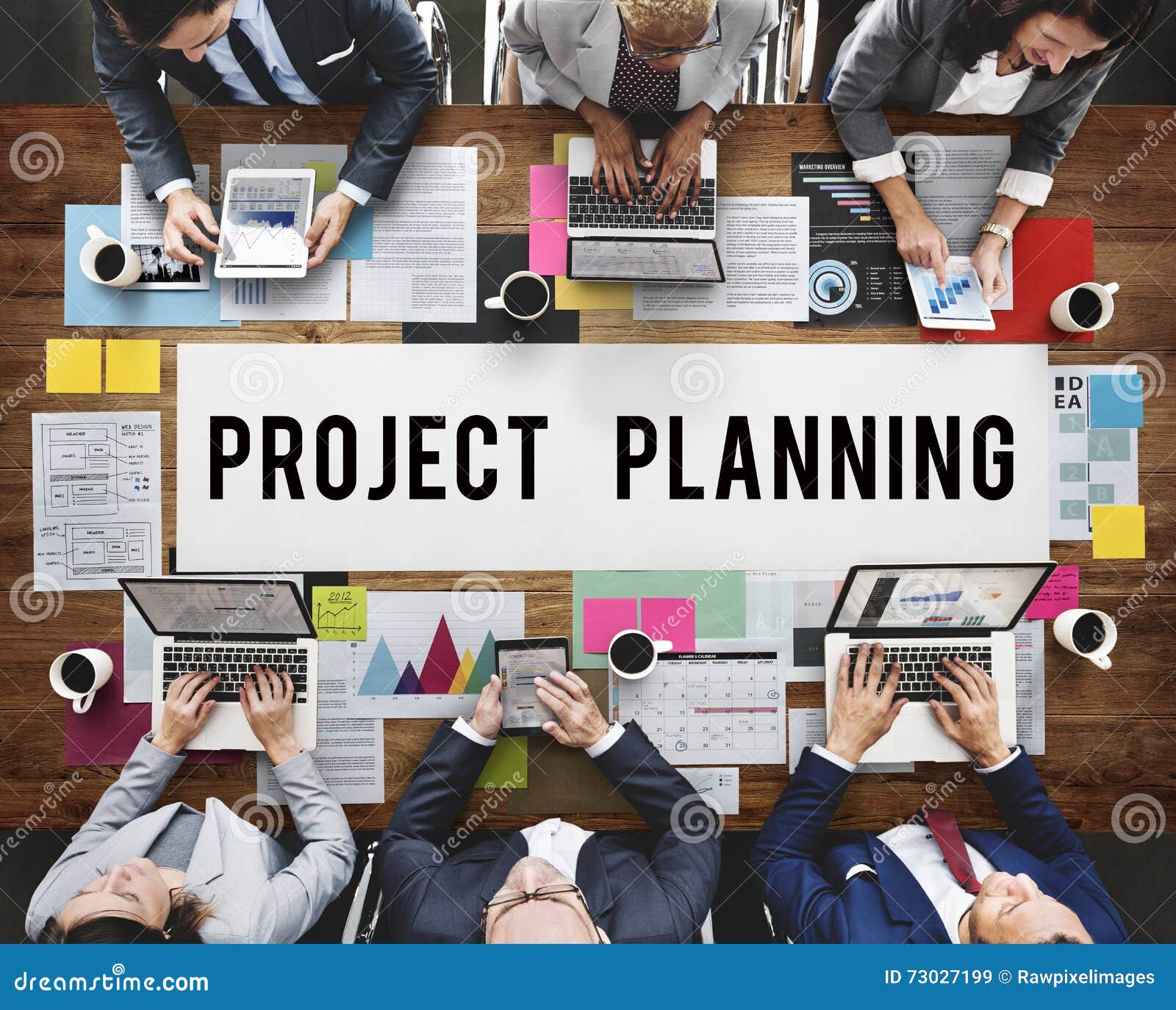 Project Planning Estimate Forecast Predict Task Concept Stock Image ...