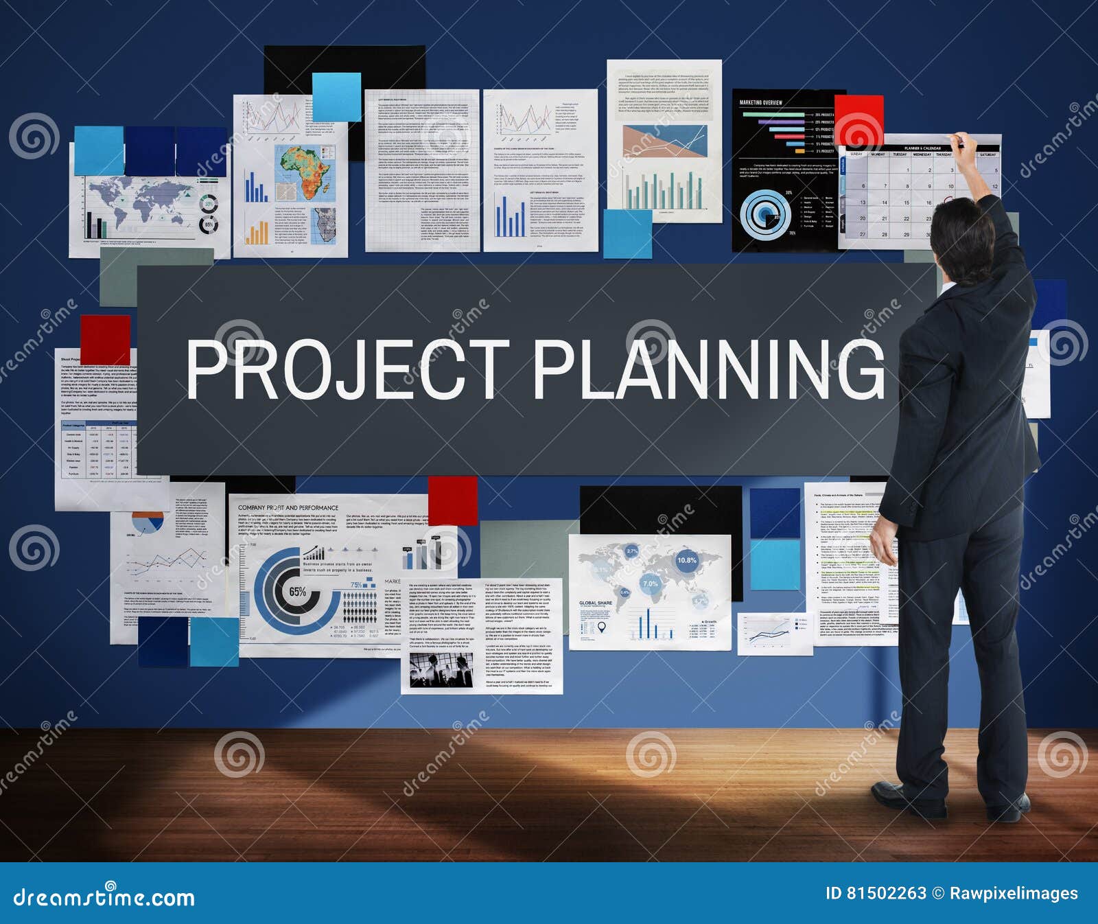 Project Planning Information Explaining Ideas Concept Stock Image ...