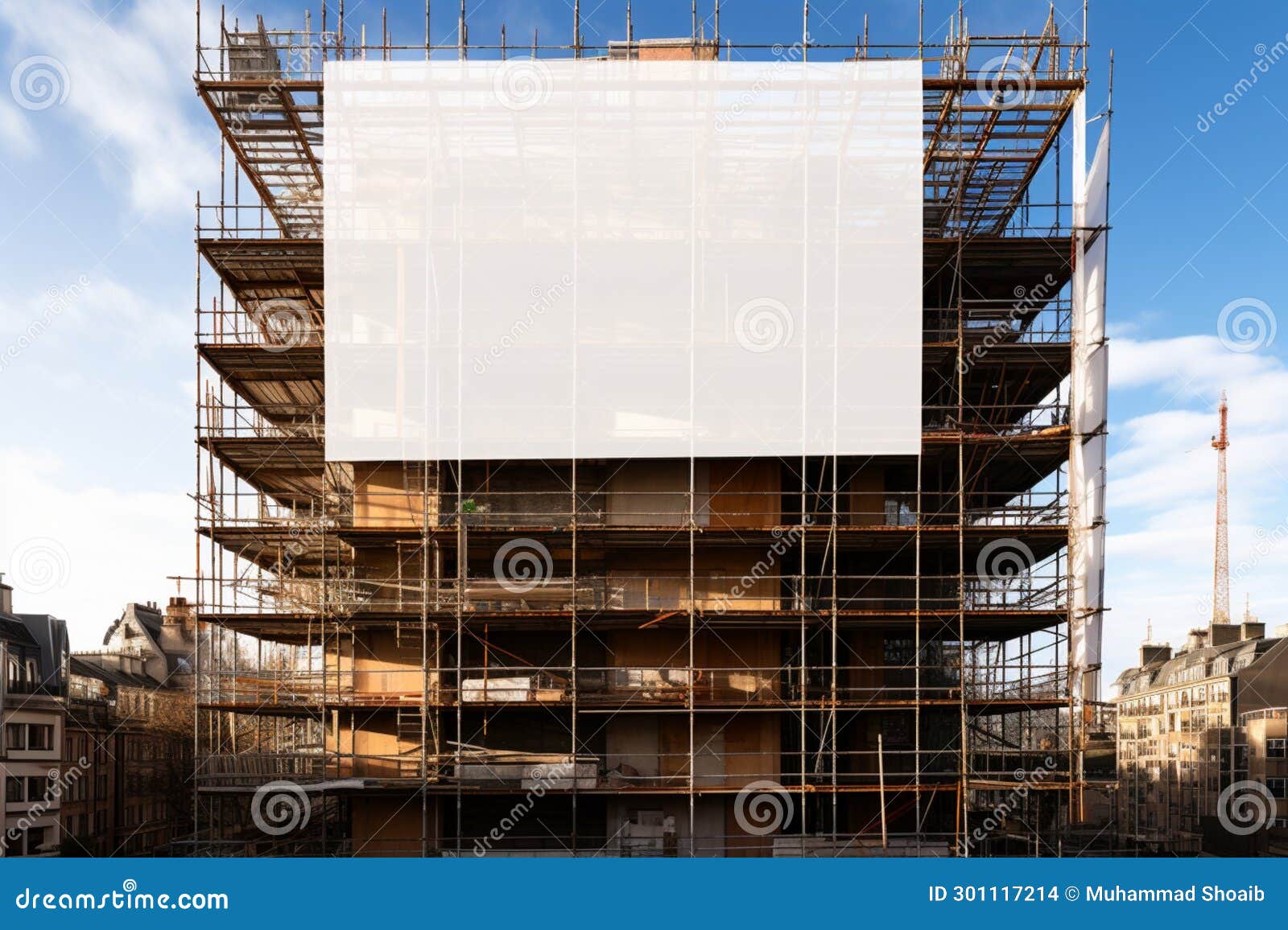 Project Planning Perfection Scaffold and Building Mock Up in a ...
