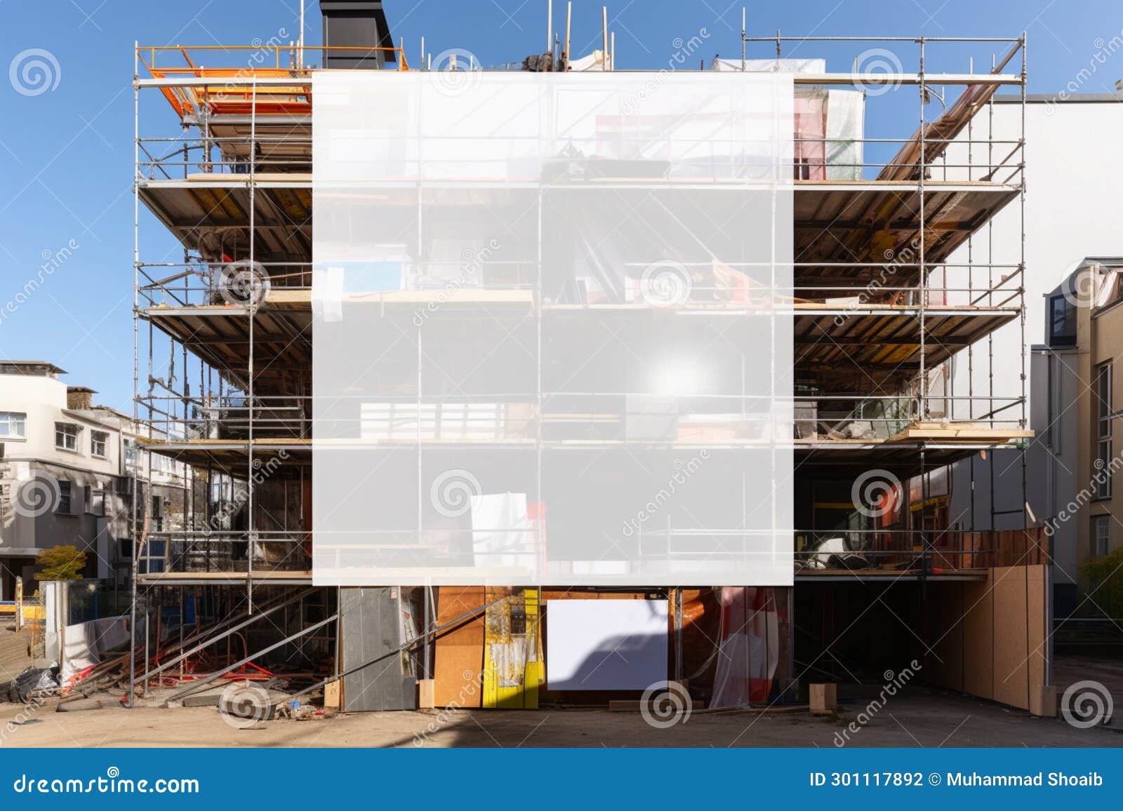 Project Planning Perfection Scaffold and Building Mock Up in a ...