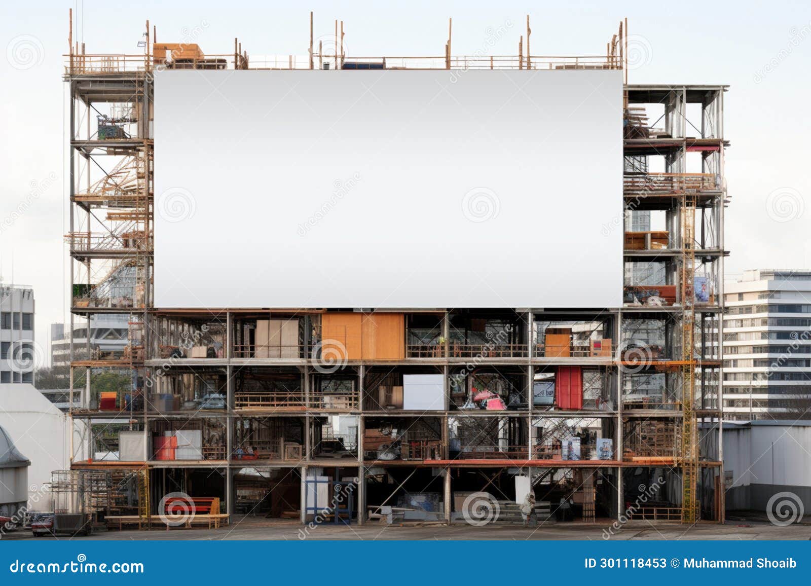 Project Planning Perfection Scaffold and Building Mock Up in a ...