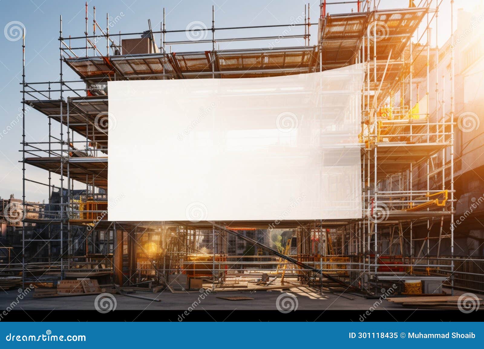 Project Planning Perfection Scaffold and Building Mock Up in a ...