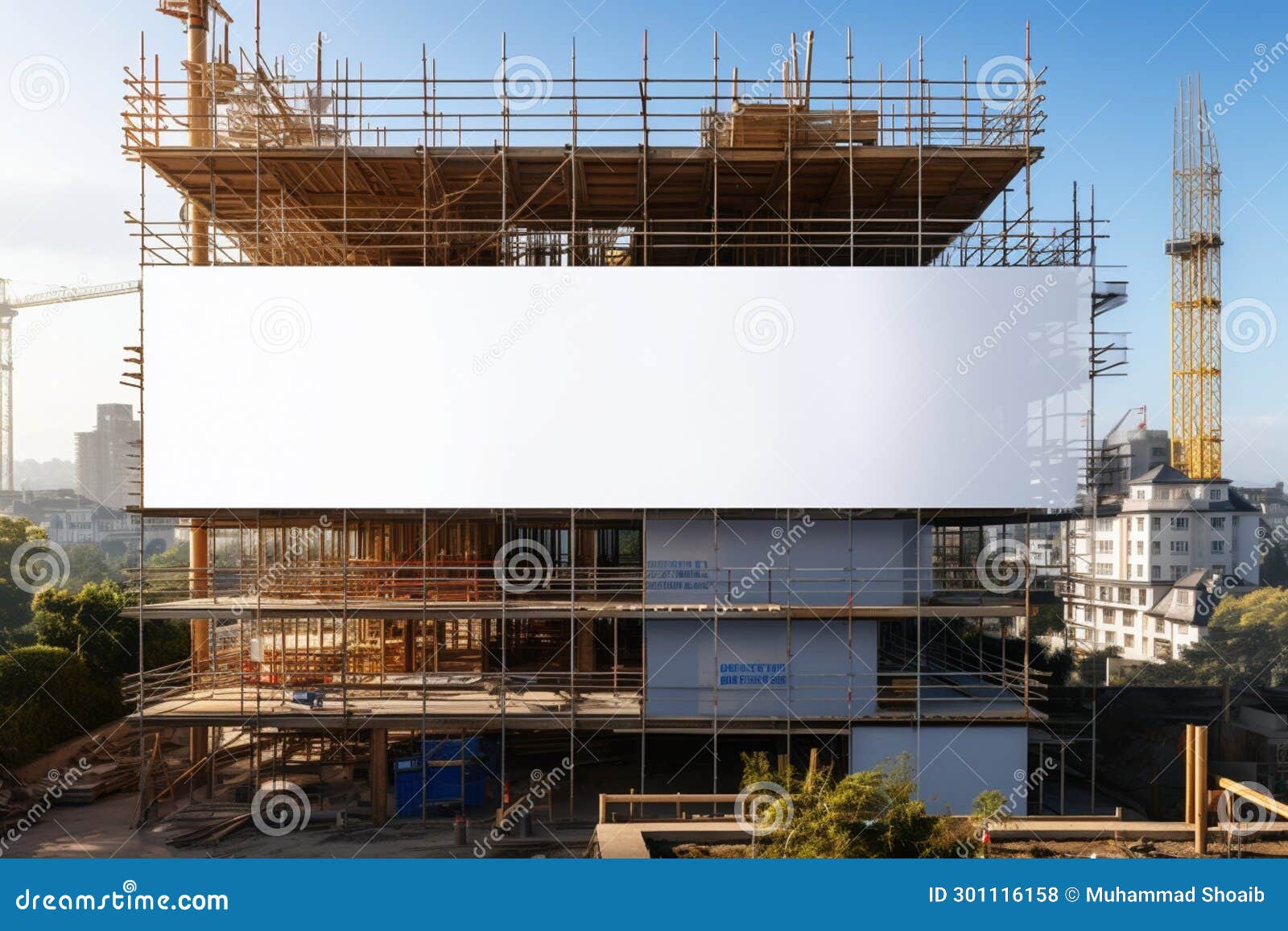 Project Planning Perfection Scaffold and Building Mock Up in a ...