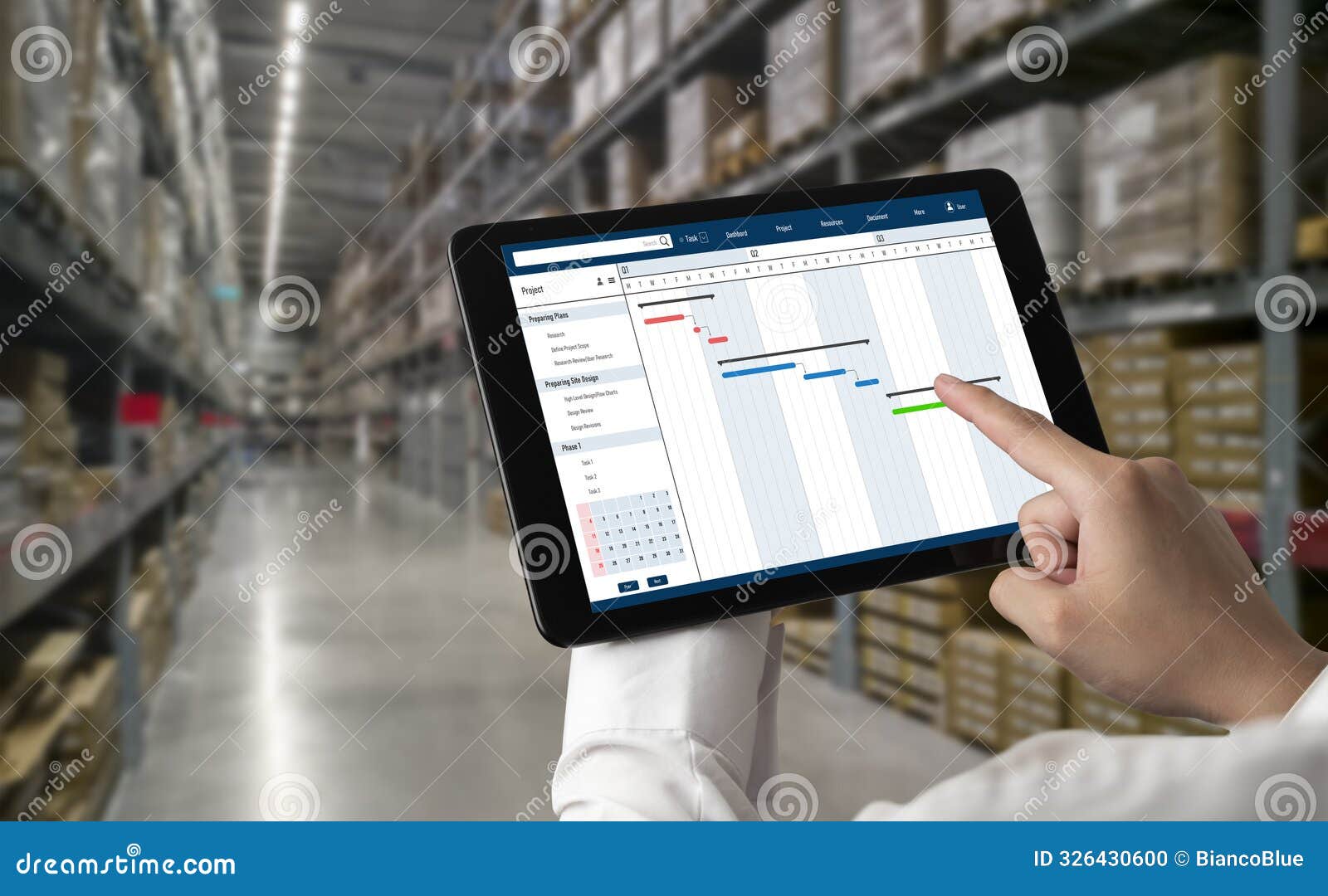Project Planning Software for Modish Business Project Management Stock ...