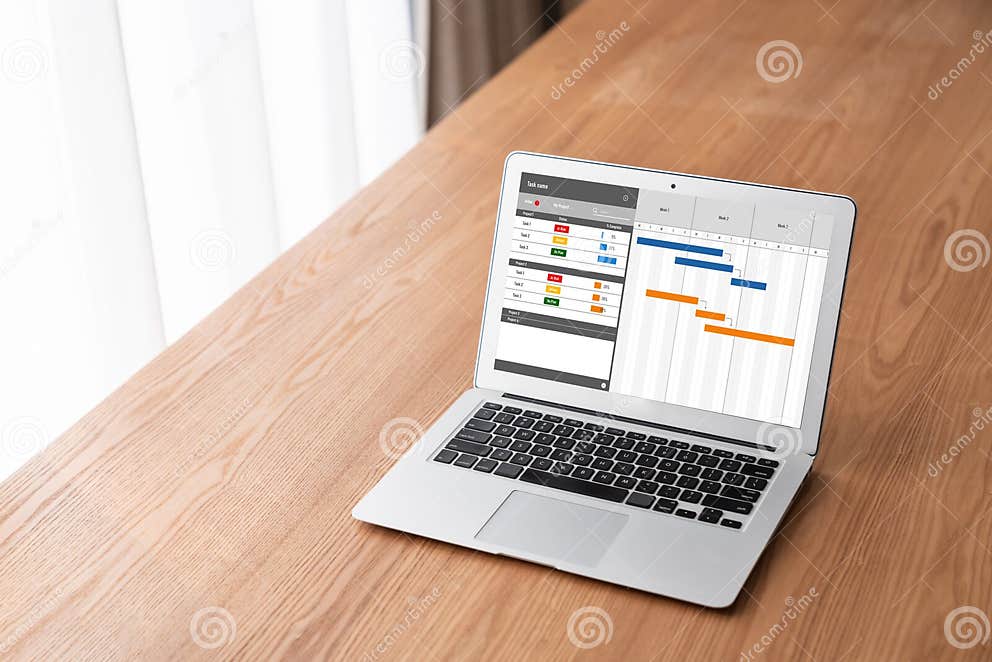 Project Planning Software for Modish Business Project Management Stock ...