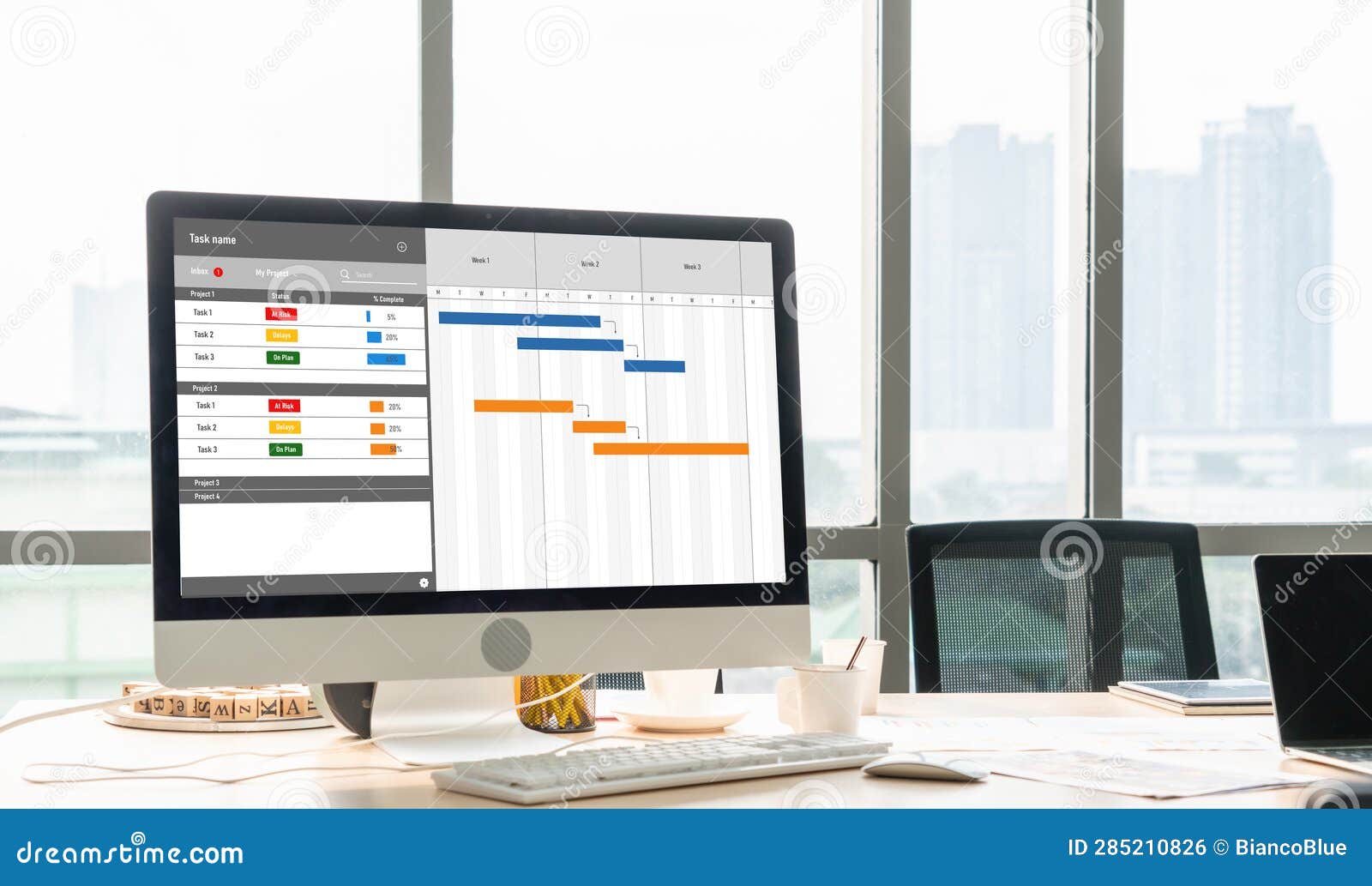 Project Planning Software for Modish Business Project Management Stock ...
