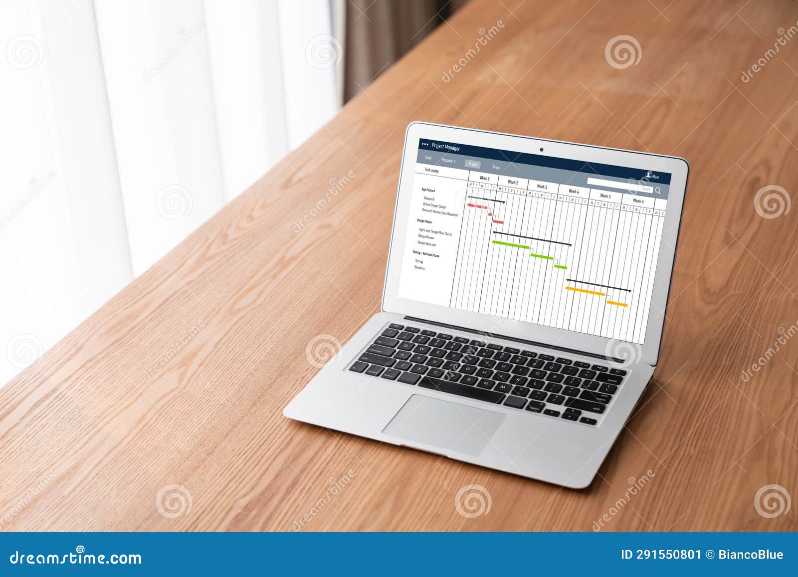 Project Planning Software for Modish Business Project Management Stock ...